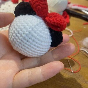 Crochet Panda Keychain, Crochet Panda, Panda Keychain, Crochet Animal ...