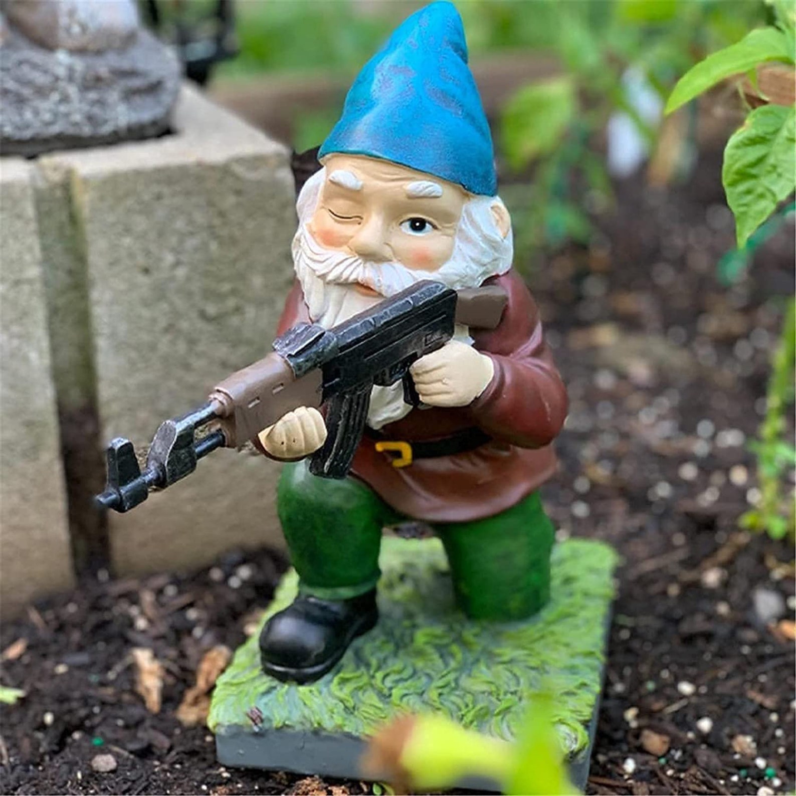 Garden Gnomes Army StatueFunny Outdoor War Gnomes Army Resin | Etsy