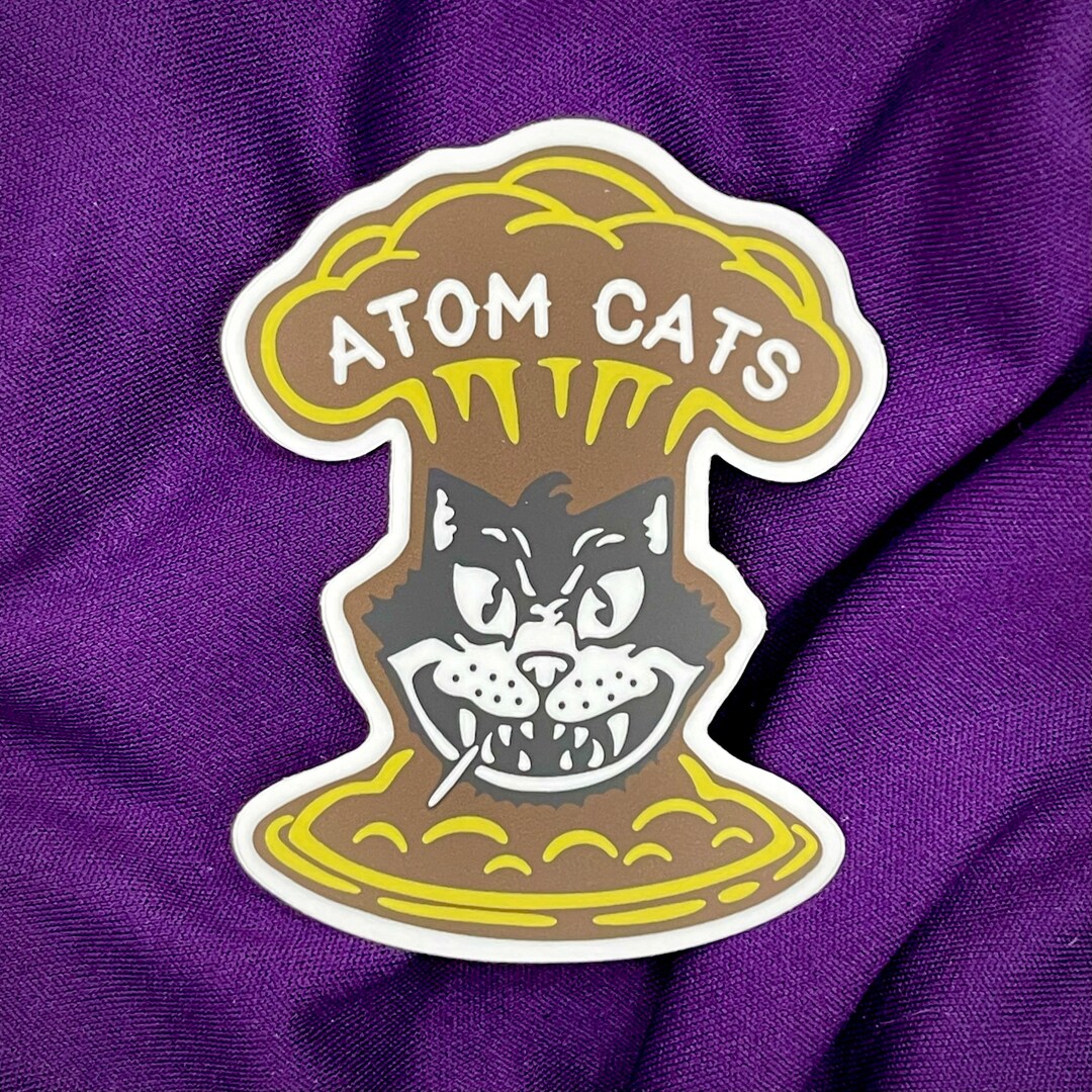 Atom Cats Sticker - Etsy