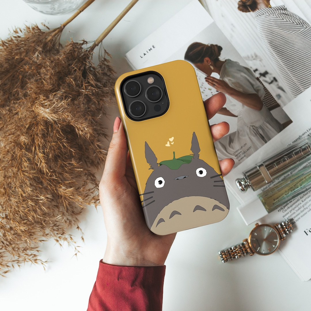 Totoro Phone Case , Studio Ghibli iPhone Case Fits 15, 14, 13 Pro, 12 ...