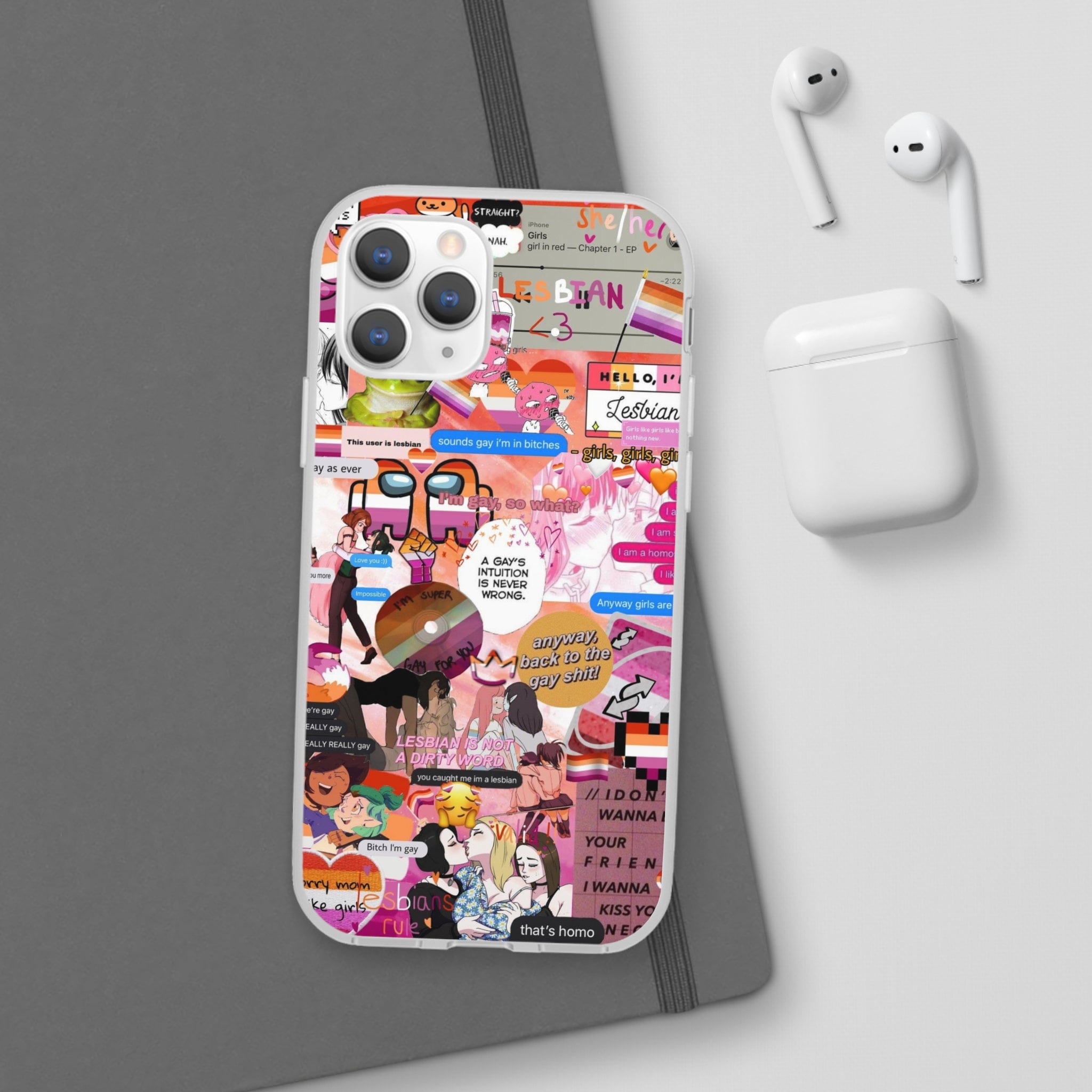 Pride Phone Case LGBT Collage Phone Case Lesbin Phone - Etsy