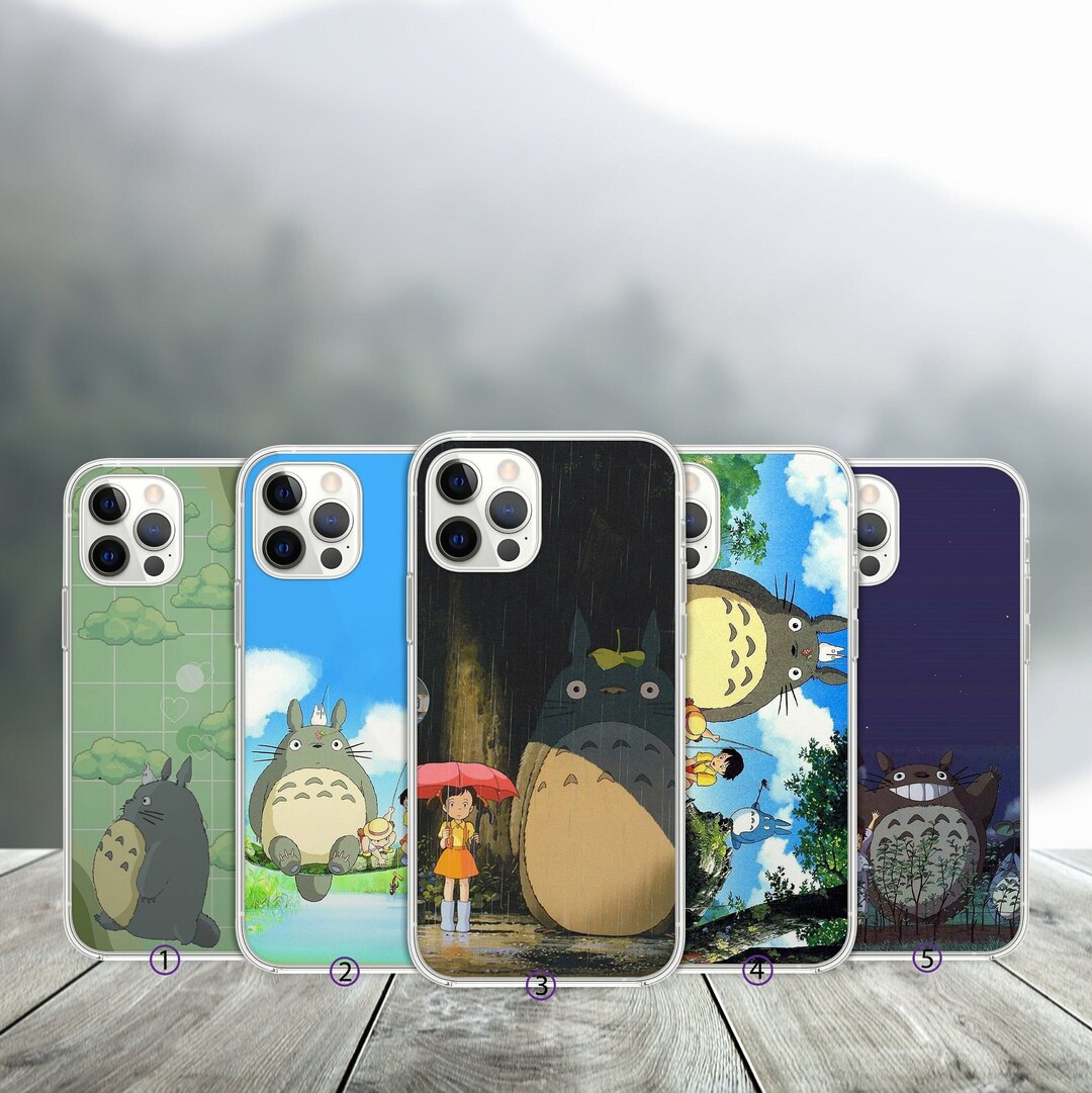 Totoro Phone Case , Studio Ghibli Phone Case , iPhone 15 14 13 Pro 12 ...