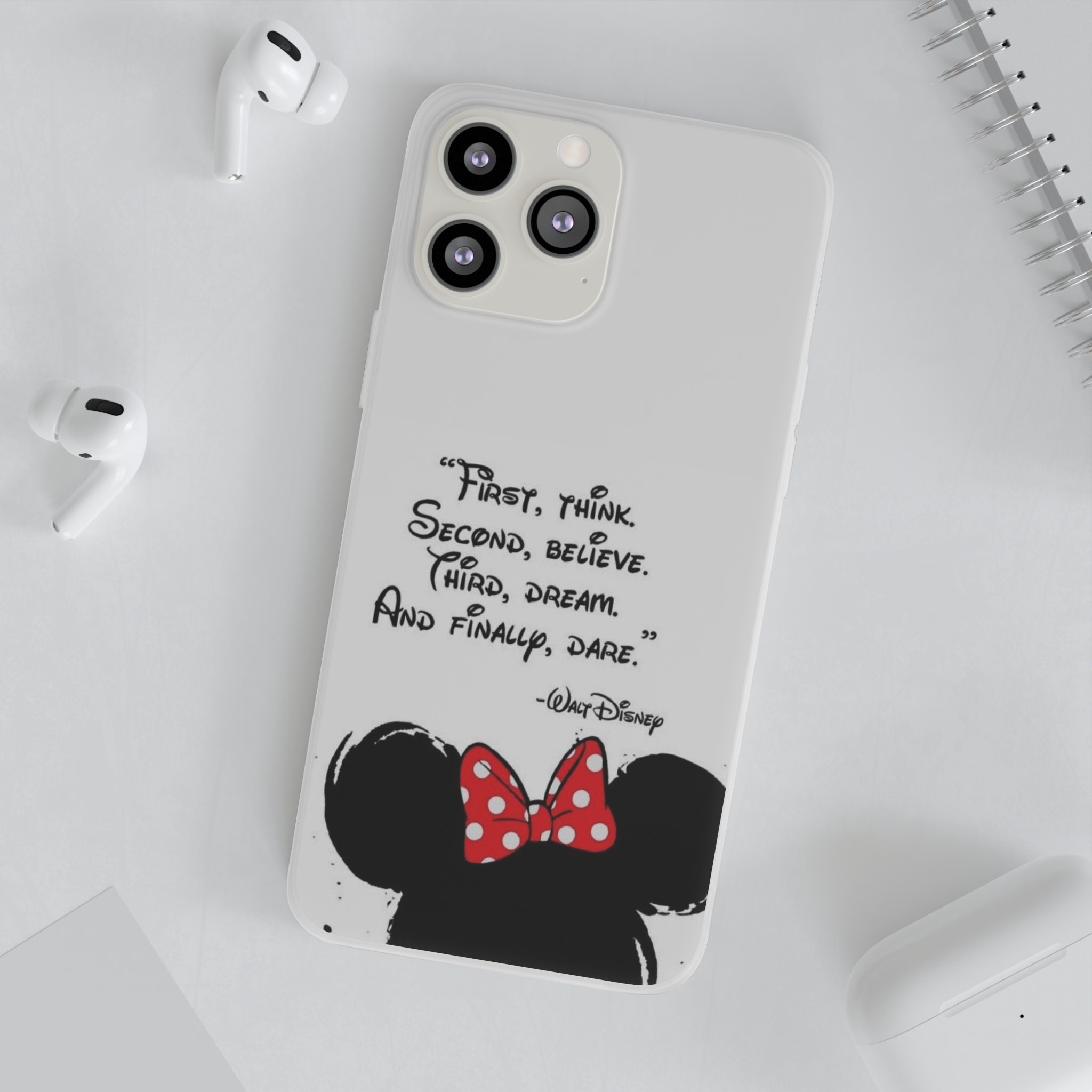 Minnie Mouse Phone Case Disney Quote iPhone Case iPhone 13 - Etsy