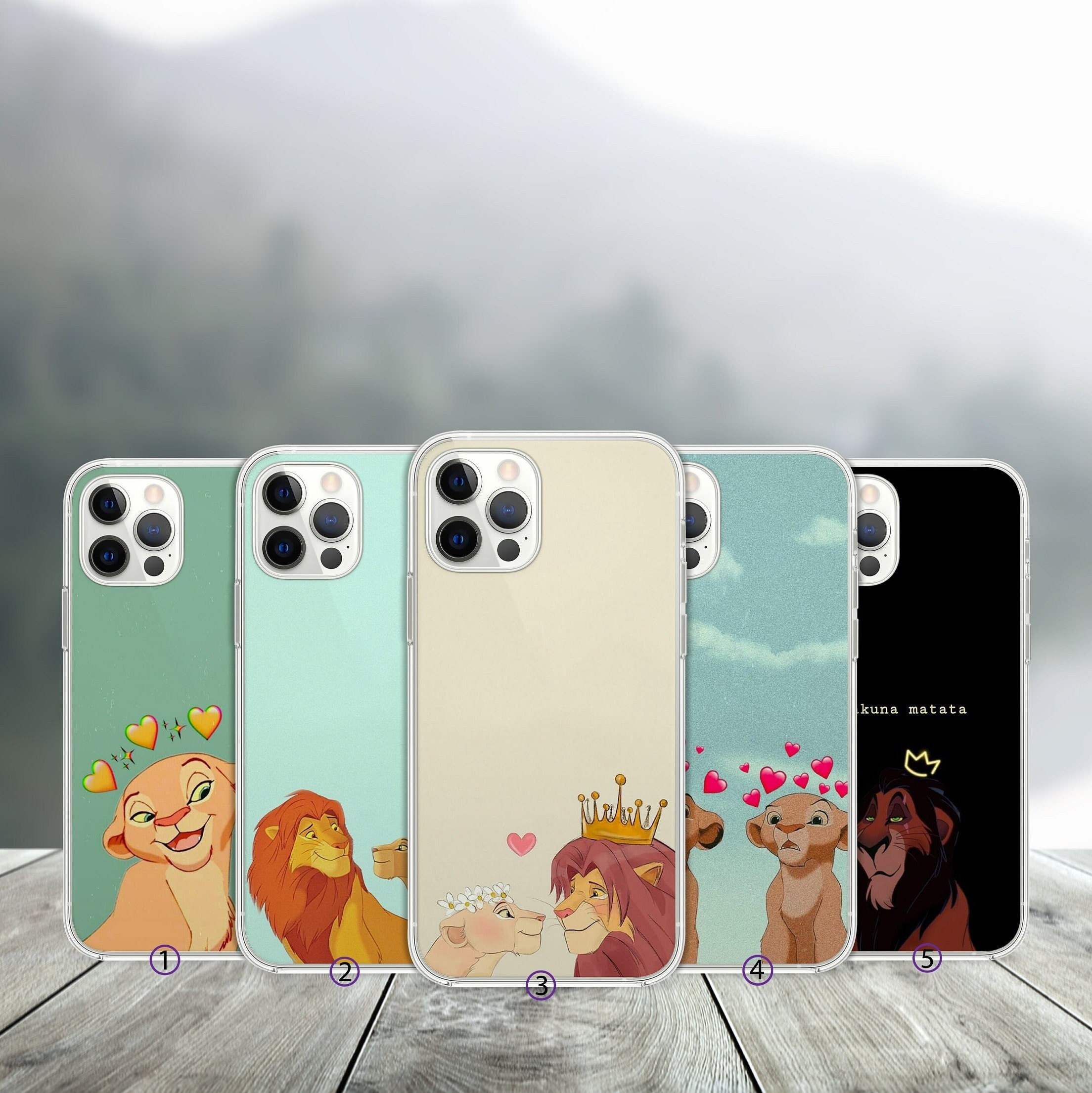 Lion King Simba Drawing Phone Case