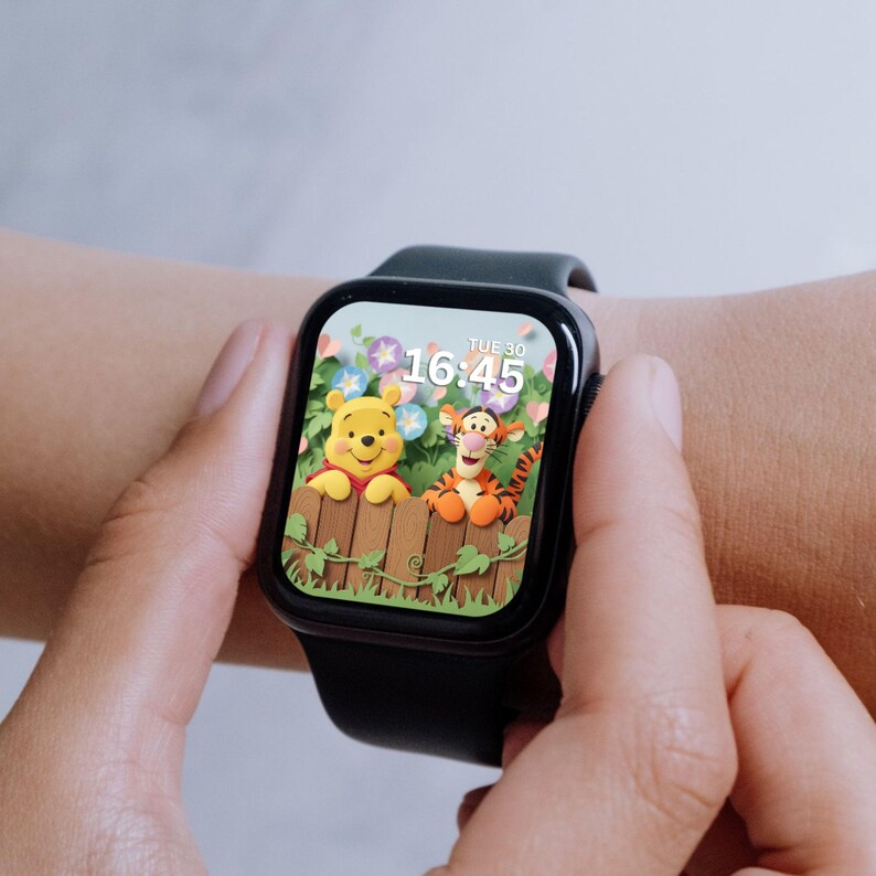Apple Watch Wallpaper Winnie the Pooh , Disney Smartwatch Background ...