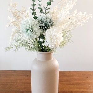 Romantic, Minimalist Neutral Boho Faux Floral Bouquet - Etsy