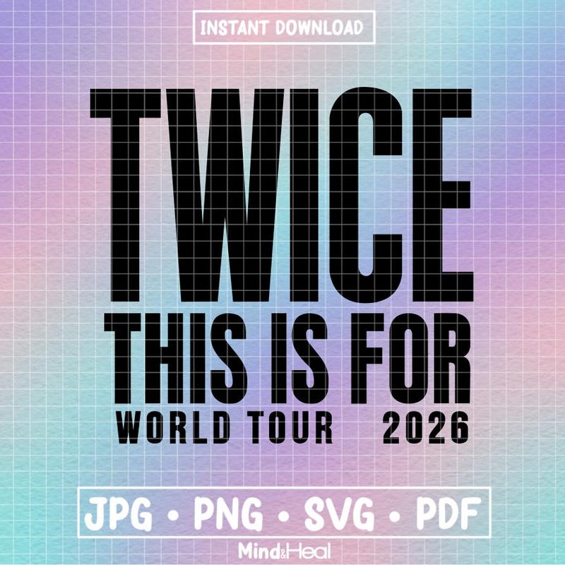Twice Tour 2026 Merch - Etsy