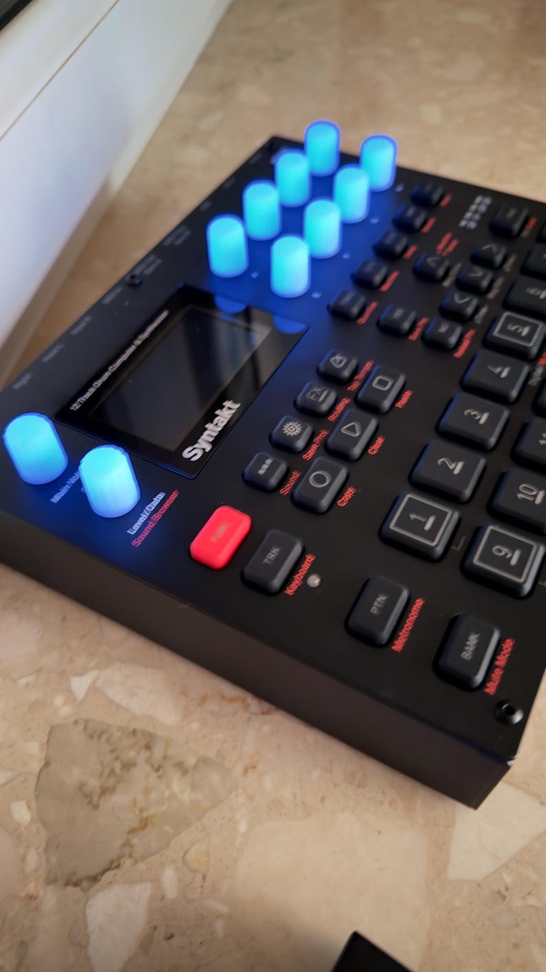 Synthesizer Knobs Glow in the Dark Elektron Torso T1 - Etsy