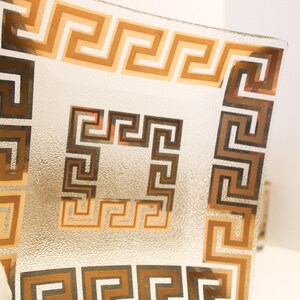 Culver Greek Key Design Vintage Barware Gold Scroll - Etsy
