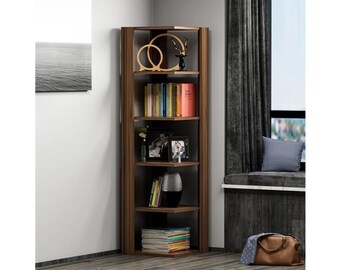 Corner Bookcase - Etsy