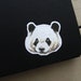 Red Panda and Giant Panda Plastic Matt Stickers - Etsy