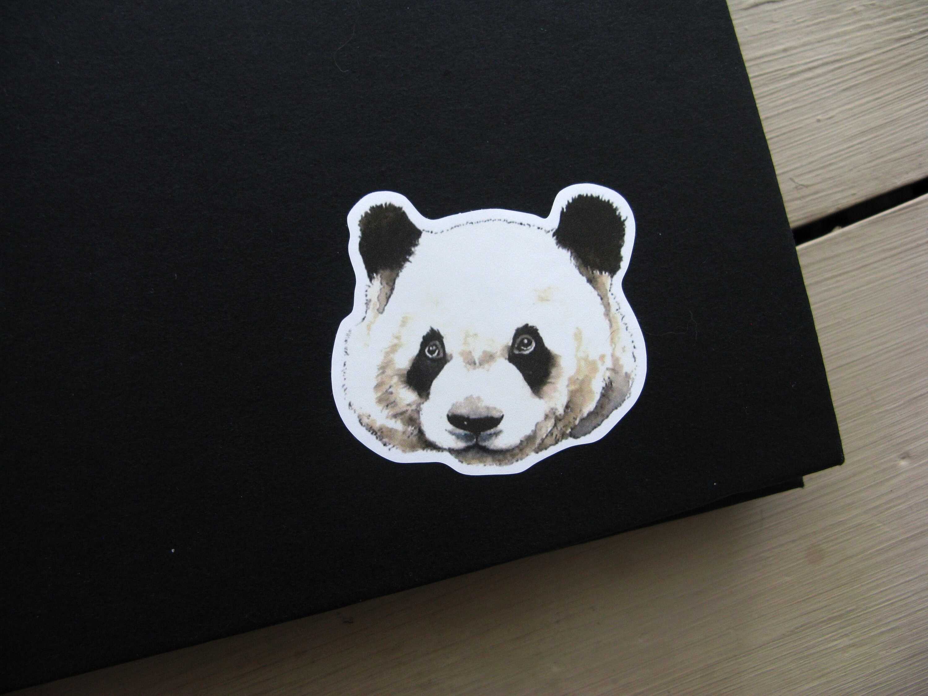 Red Panda and Giant Panda Plastic Matt Stickers - Etsy
