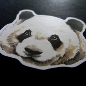 Red Panda and Giant Panda Plastic Matt Stickers - Etsy