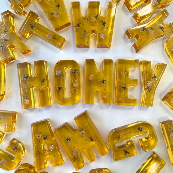 Honey Bee Alphabet - Etsy