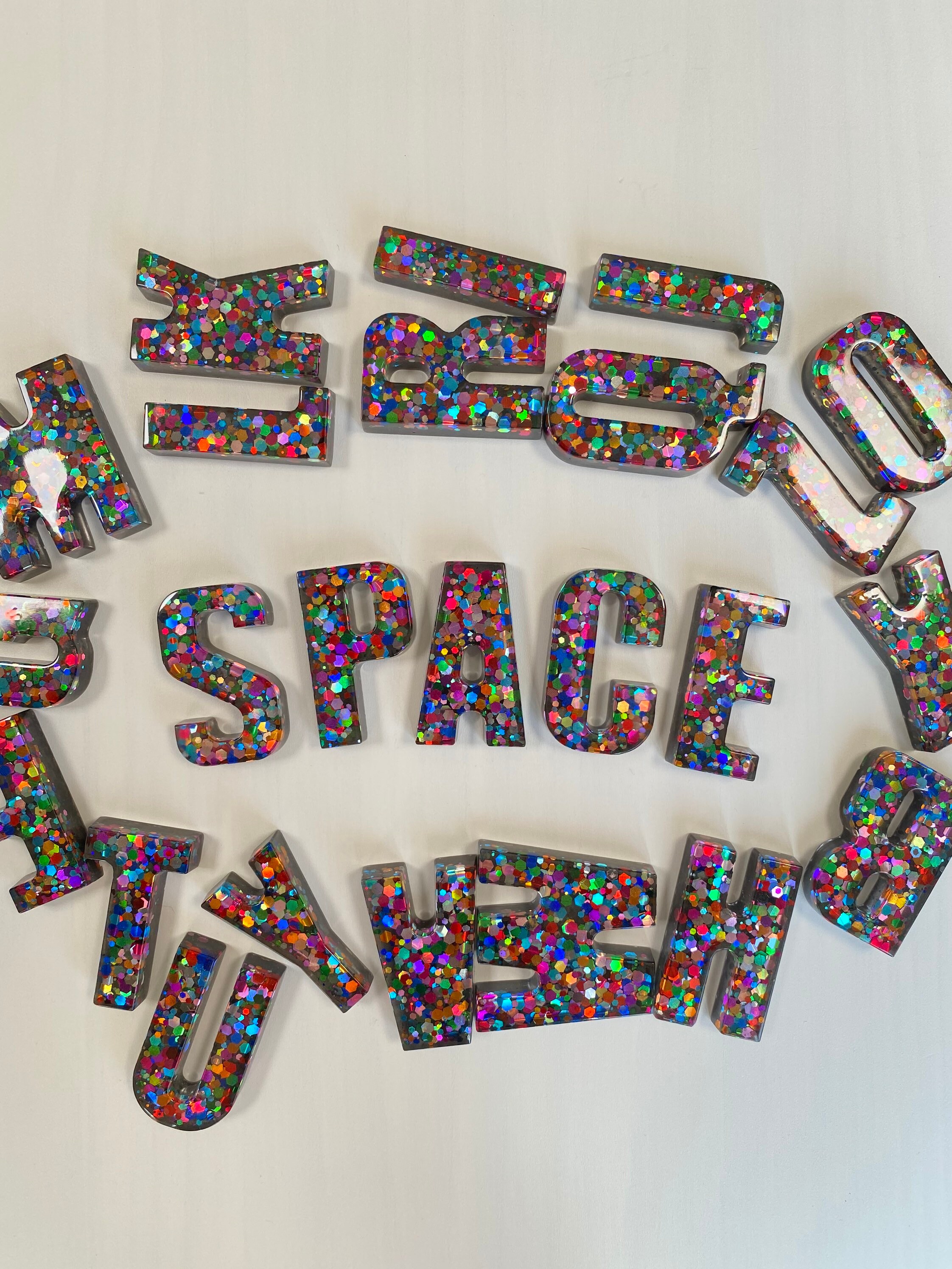 Toys Toys & Games Outer space themed resin letters etna.com.pe