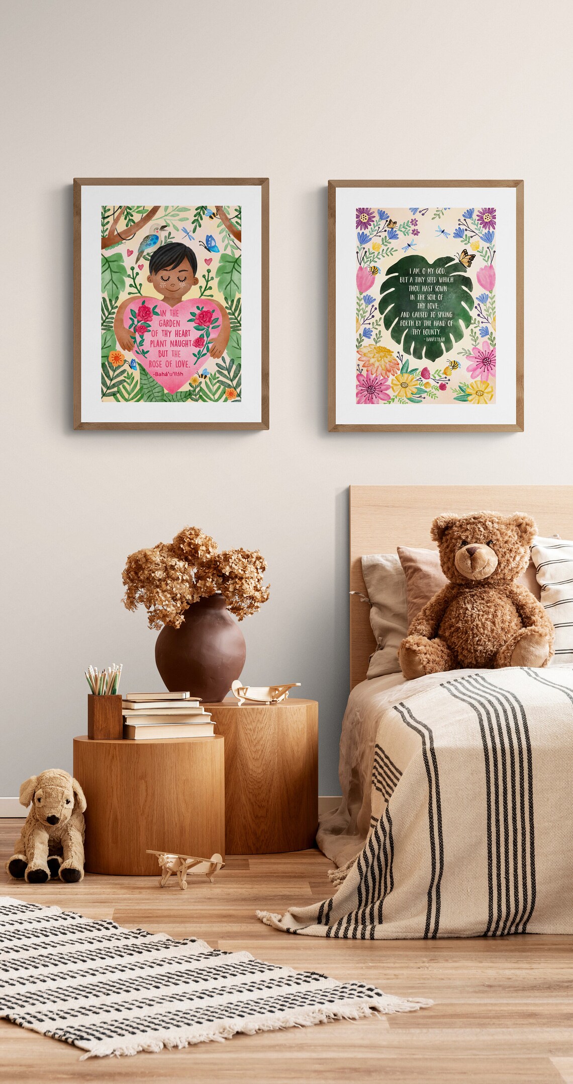 DIGITAL DOWNLOAD PRINT - Tiny Seed Print - A4 - A3 - Baha'i Children's ...