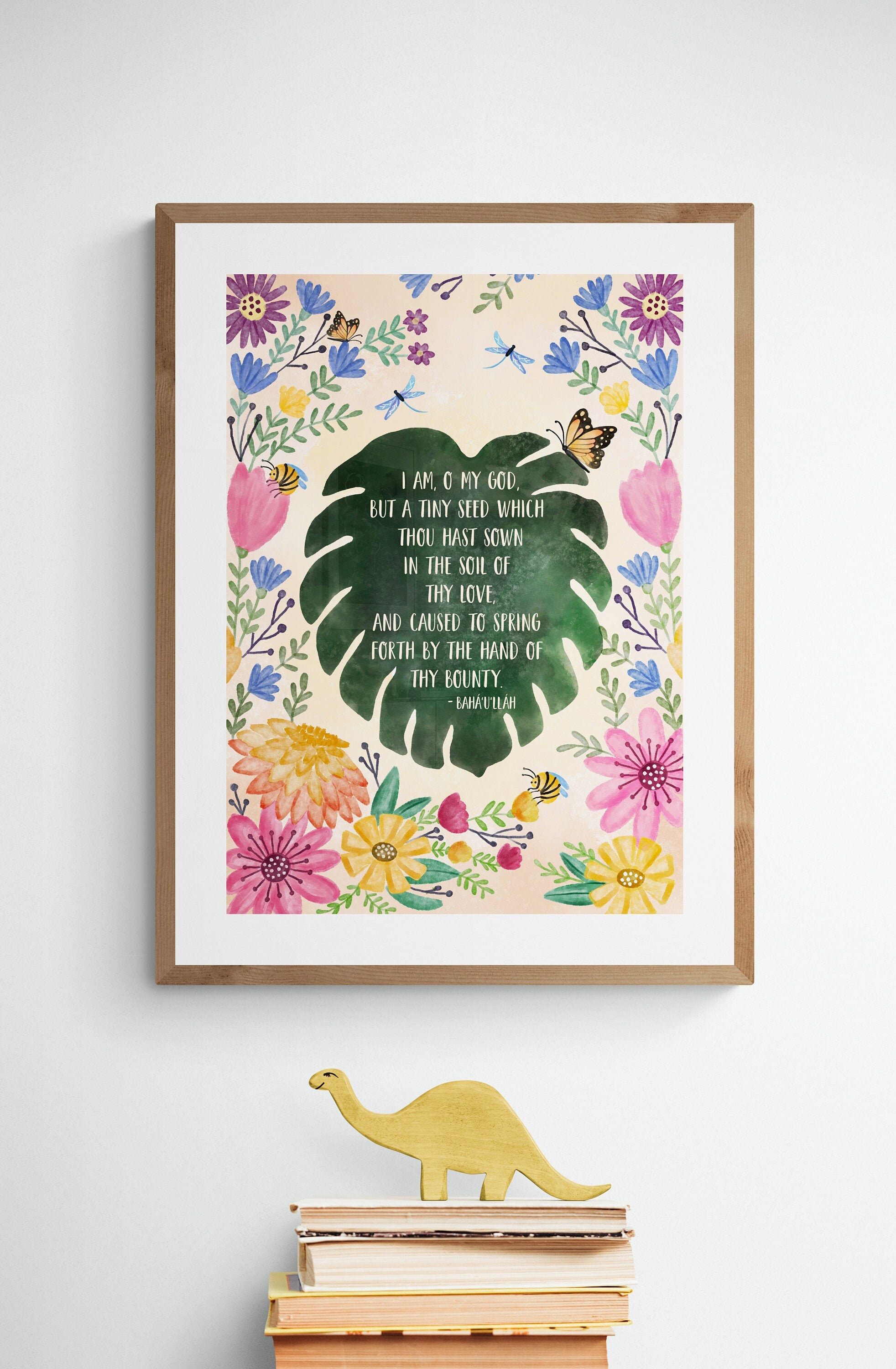 DIGITAL DOWNLOAD PRINT - Tiny Seed Print - A4 - A3 - Baha'i Children's ...