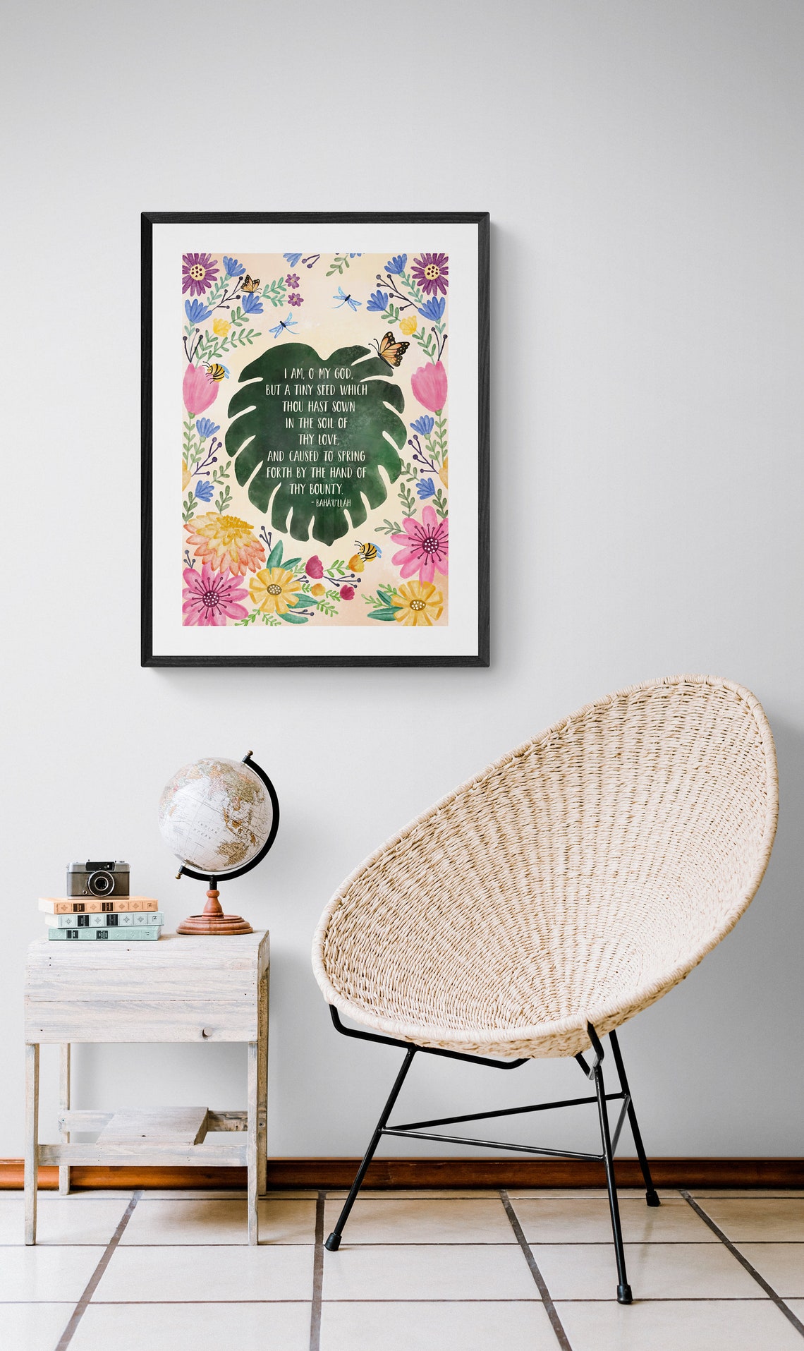 DIGITAL DOWNLOAD PRINT - Tiny Seed Print - A4 - A3 - Baha'i Children's ...