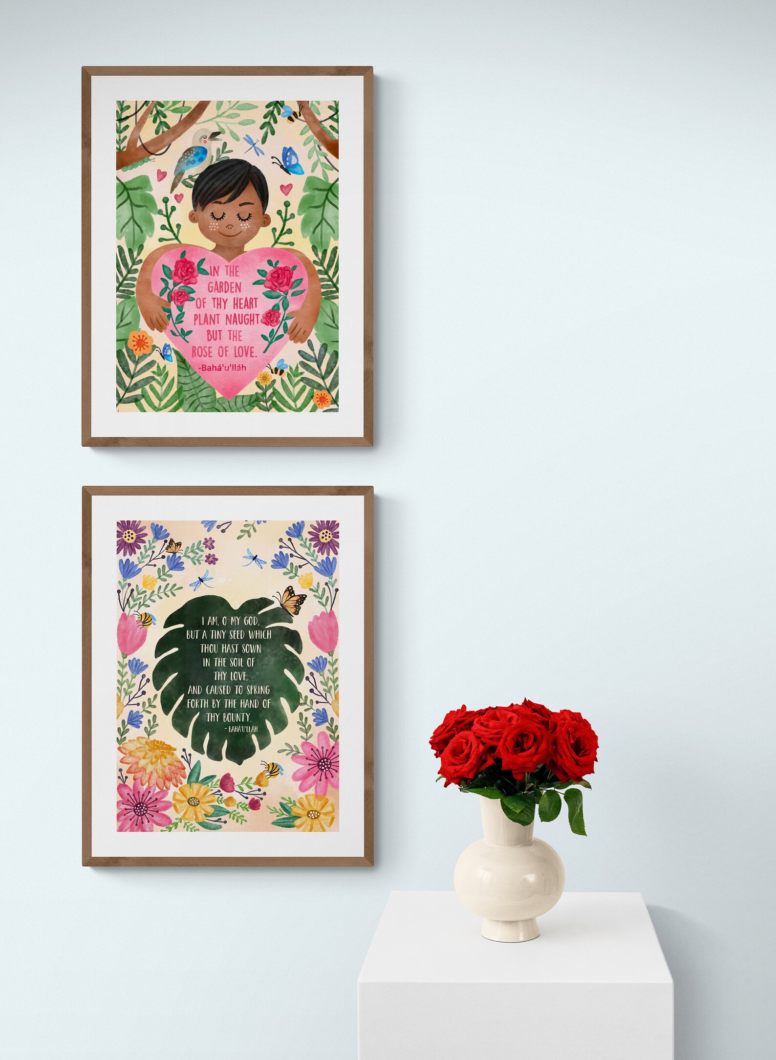 DIGITAL DOWNLOAD PRINT - Tiny Seed Print - A4 - A3 - Baha'i Children's ...