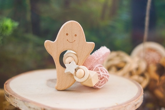 Casper the Friendly Ghost Wooden Chew Toy I Boredom Breaker - Etsy