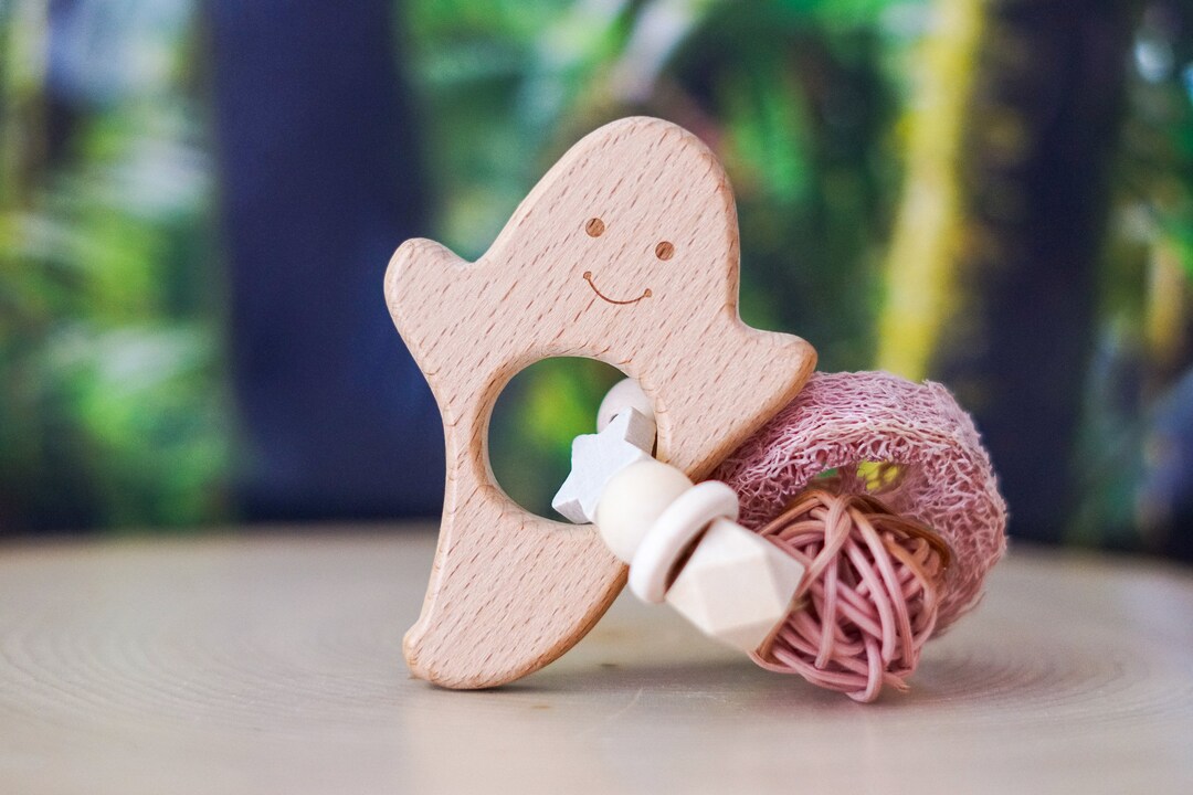 Casper the Friendly Ghost Wooden Chew Toy I Boredom Breaker for ...