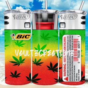Weed Lighter Tumbler Digital PNG With and Without Labels, Lighter ...