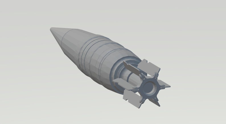STL for 3D Printing of Military Bomb for Miniature Table Top - Etsy