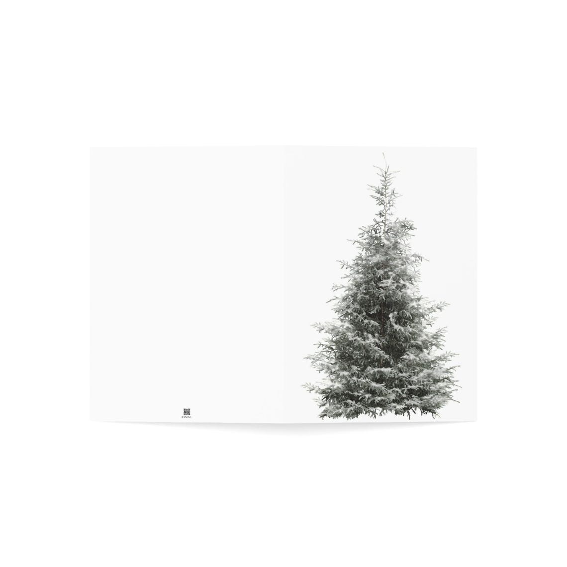 Christmas Tree Simple Christmas Card 2 - Modern Holiday Greeting Card ...