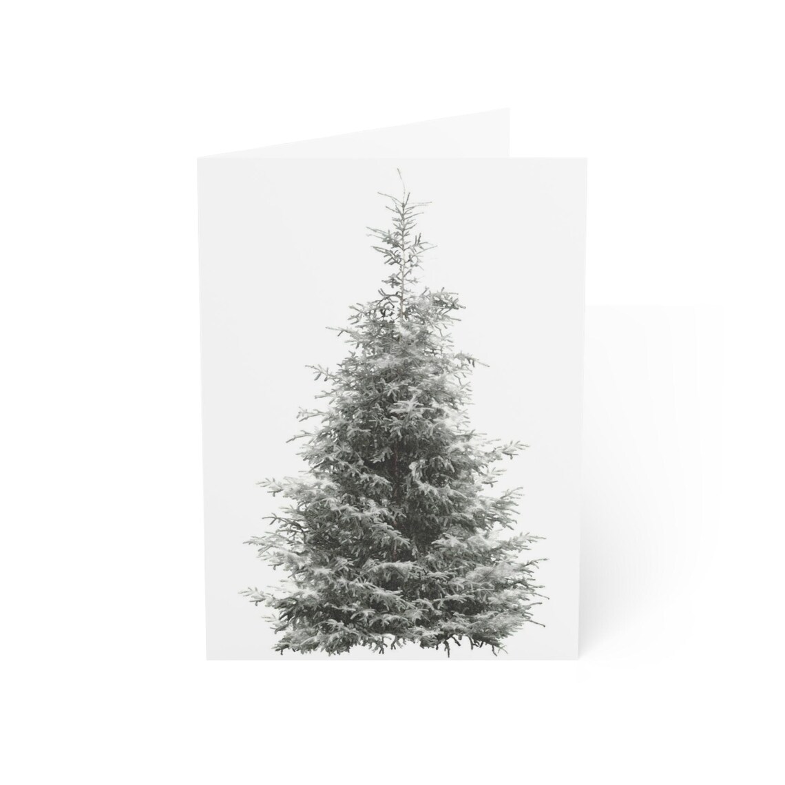Christmas Tree Simple Christmas Card 2 - Modern Holiday Greeting Card ...