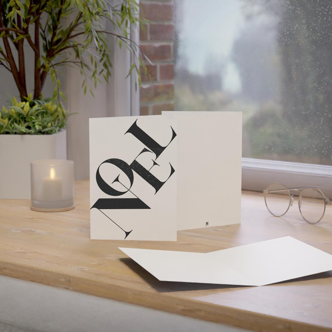 Modern Noel Christmas Holiday Greeting Card Digital Download - Etsy