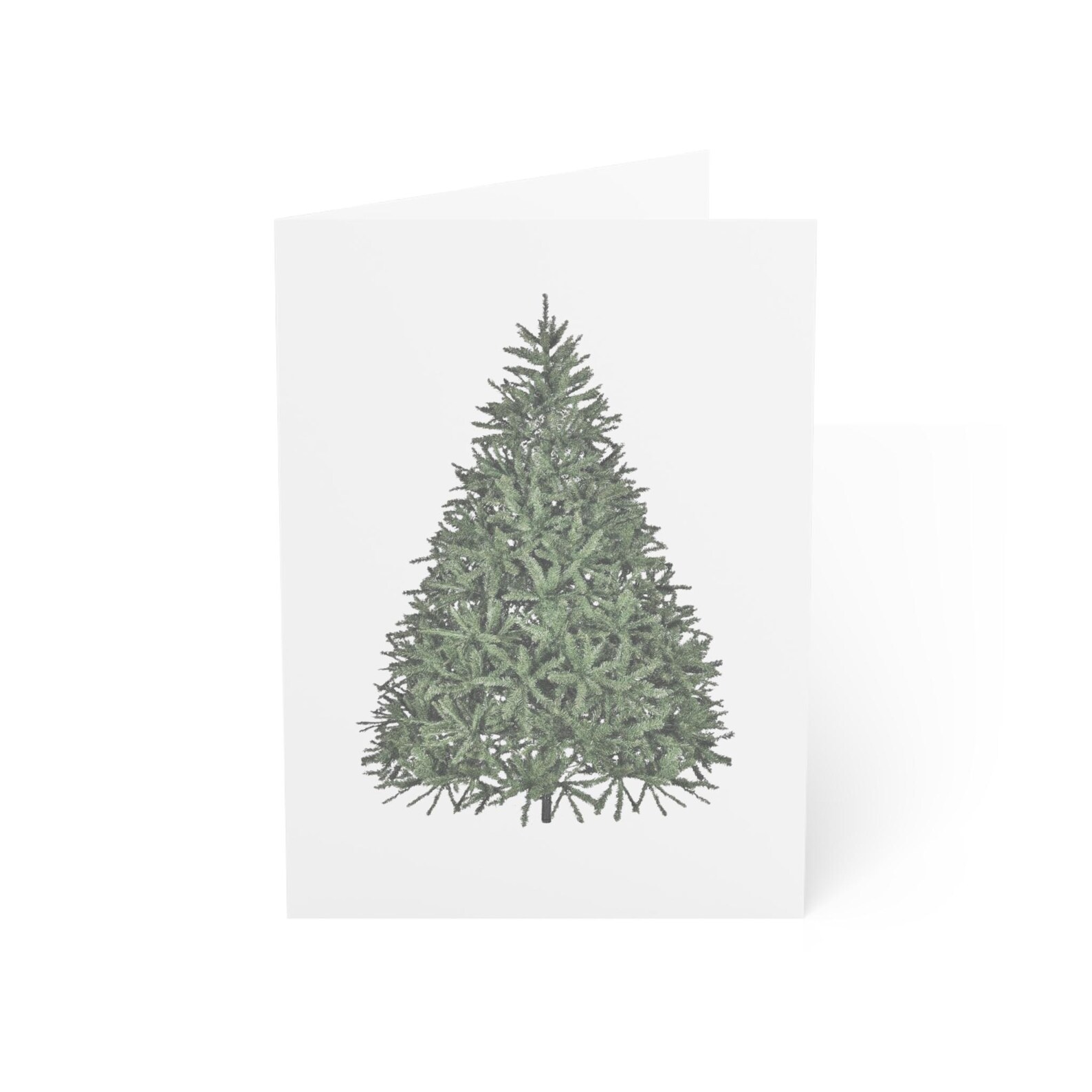 Christmas Tree Simple Christmas Card 4 - Modern Holiday Greeting Card ...