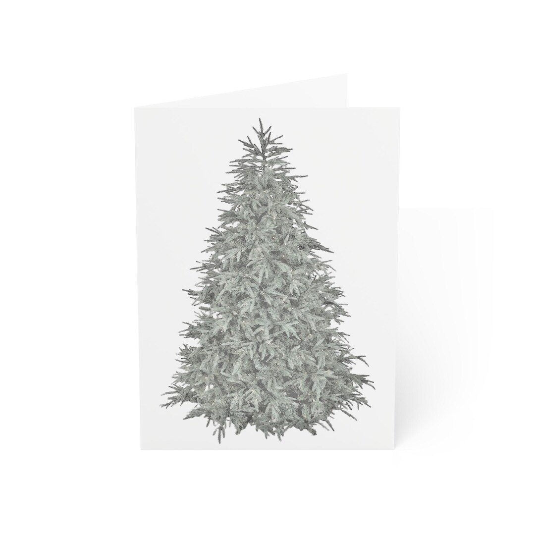 Christmas Tree Simple Christmas Card 1 - Modern Holiday Greeting Card ...