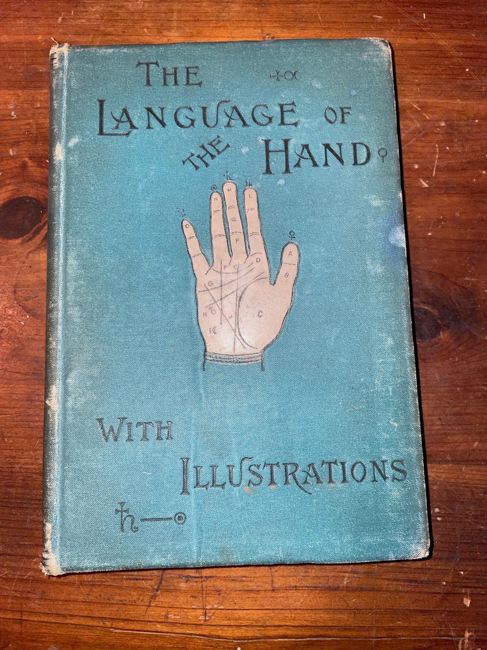 Vintage Palmistry Book the Language of the Hand Occult Divination Tarot ...