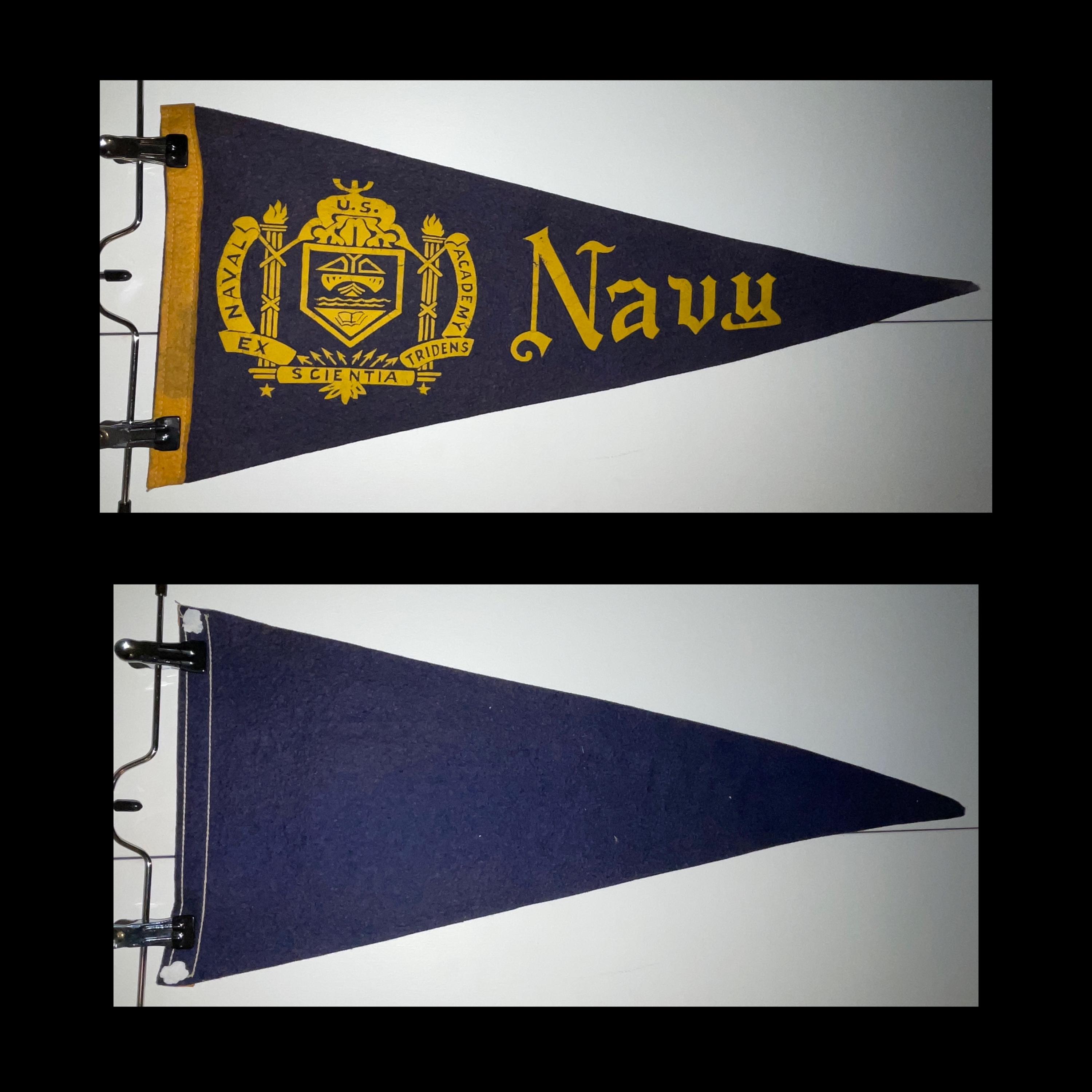 Vintage Felt Military School Pennants - Etsy