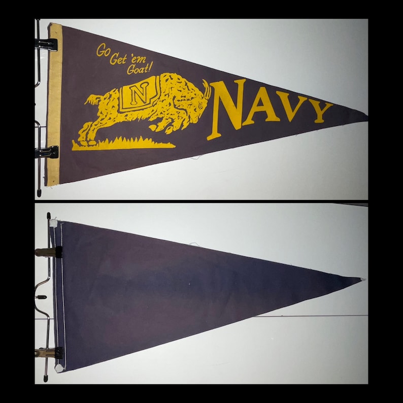 Vintage Felt Military School Pennants - Etsy