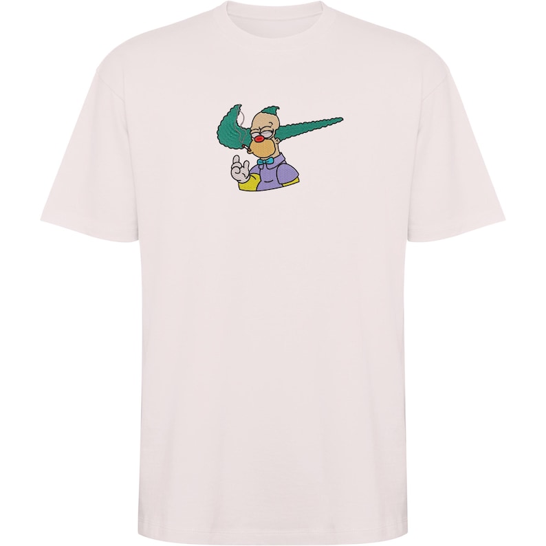 Nike Digital Embroidery Pattern With Krusty the Clown, the Simpsons ...