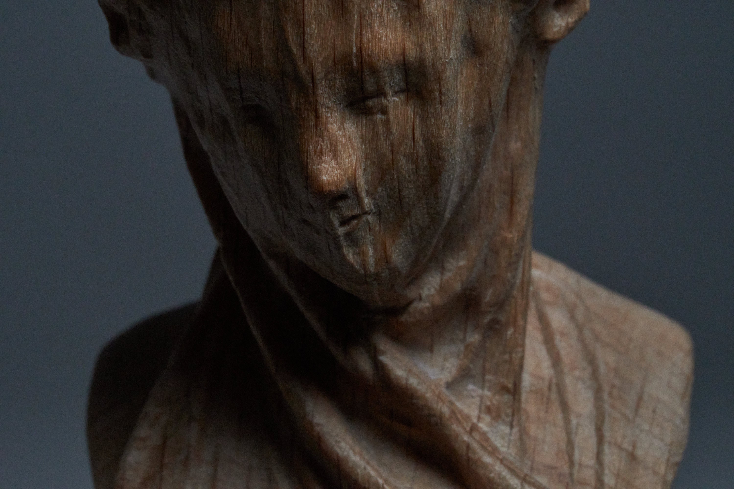 The Veiled Lady .veiled Woman.sculpture.woman Wood Carving.home ...