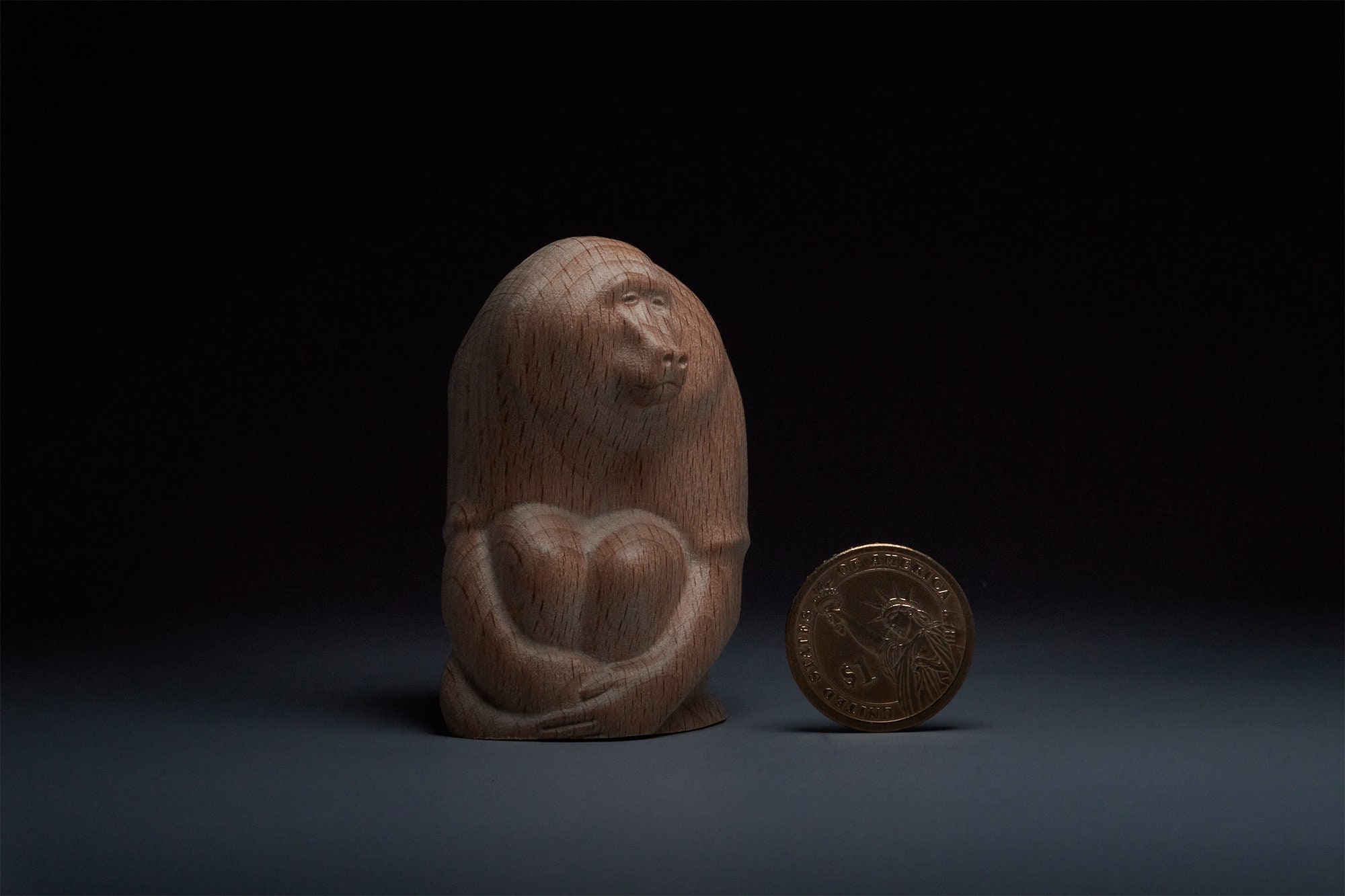 Baboon Wood Carving.figurines - Etsy