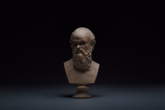 Socrates.socrates Sculpture.socrates Wood Carving.figurines - Etsy