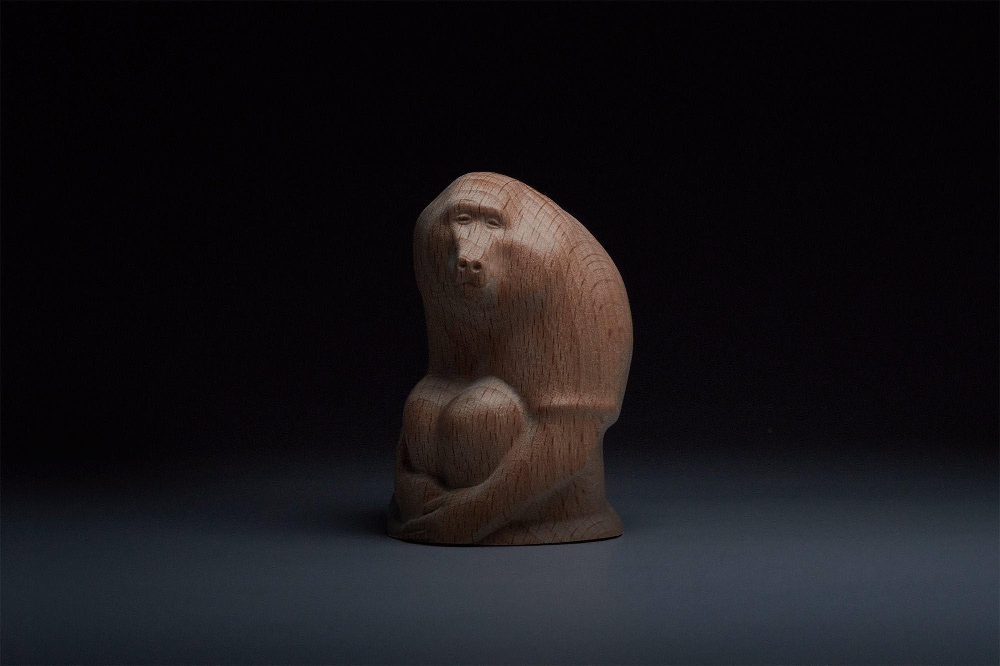 Baboon Wood Carving.figurines - Etsy