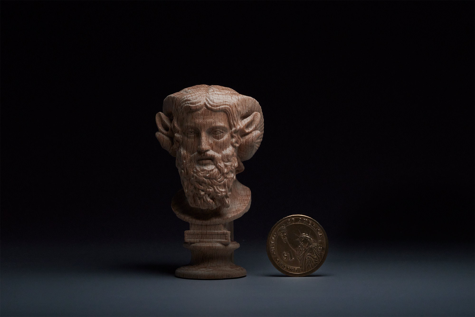 Zeus Ammon.sculpture of Zeus Amon.zeus Amon Wood Carving.figurines - Etsy