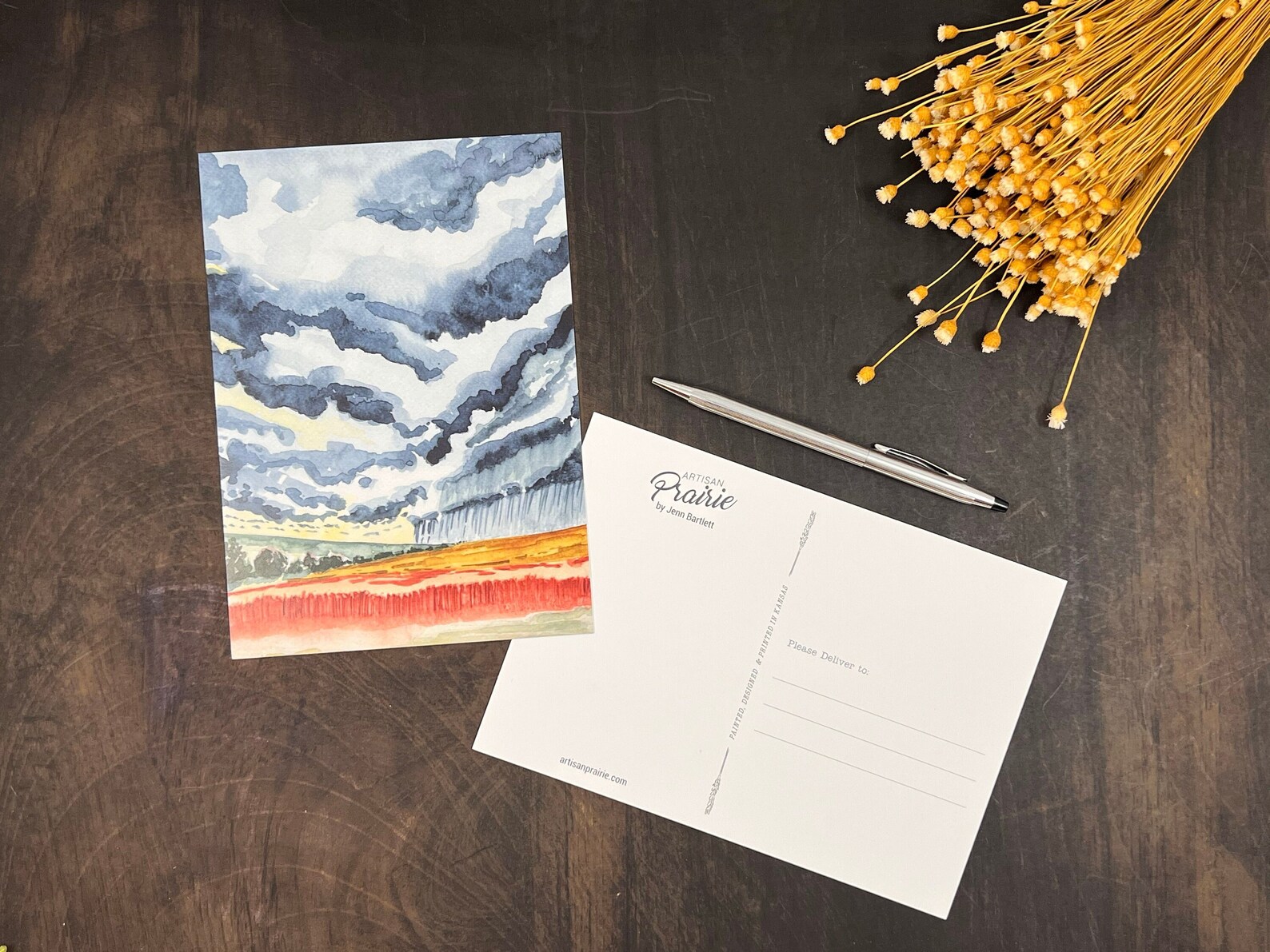 Nature's Staff Postcard | Prairie Art, Kansas, Prairie Fields, Flint ...