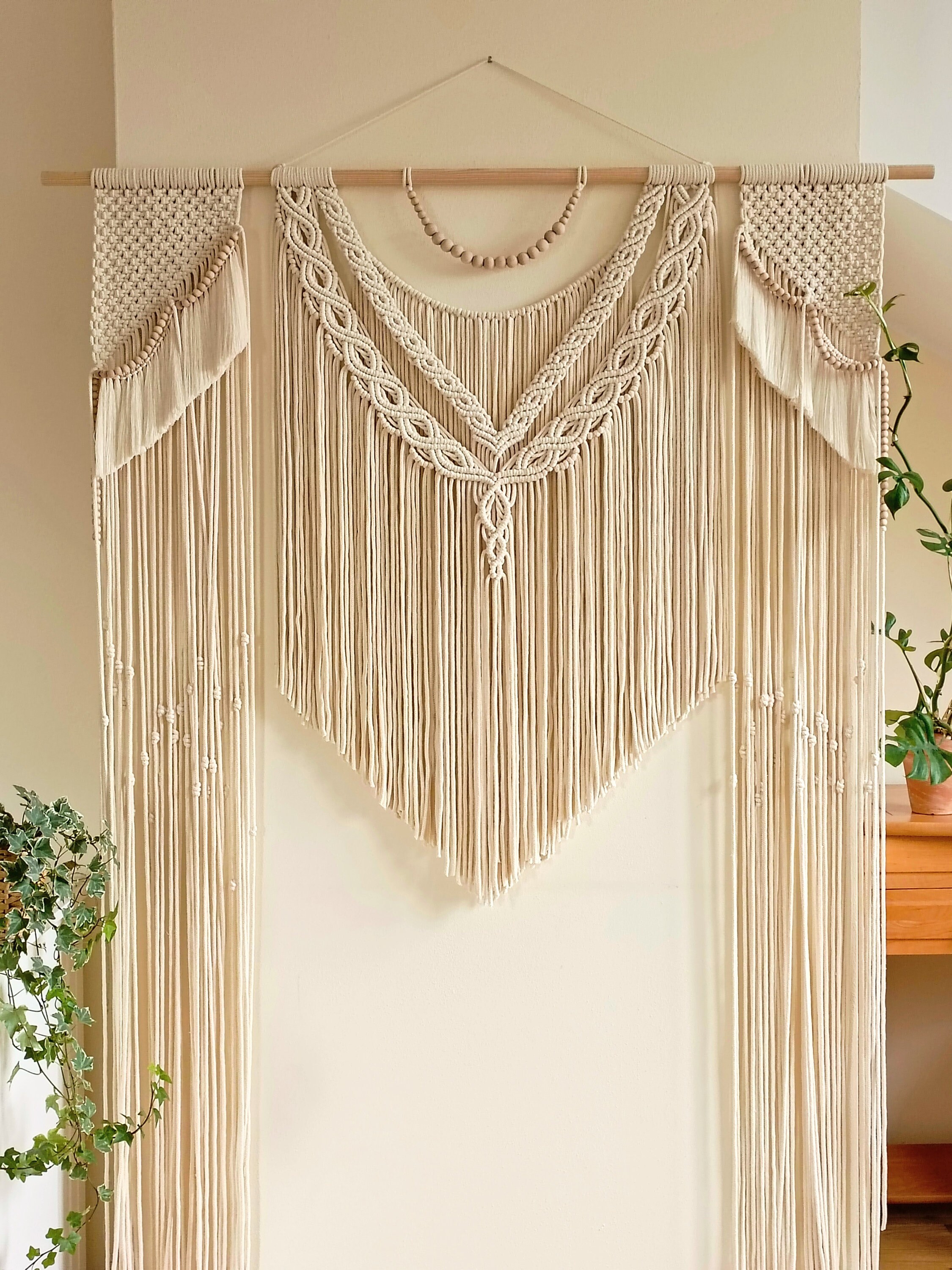 Boho Wedding Backdrop, Macrame for Wedding, Boho Decor, Macrame Curtain ...