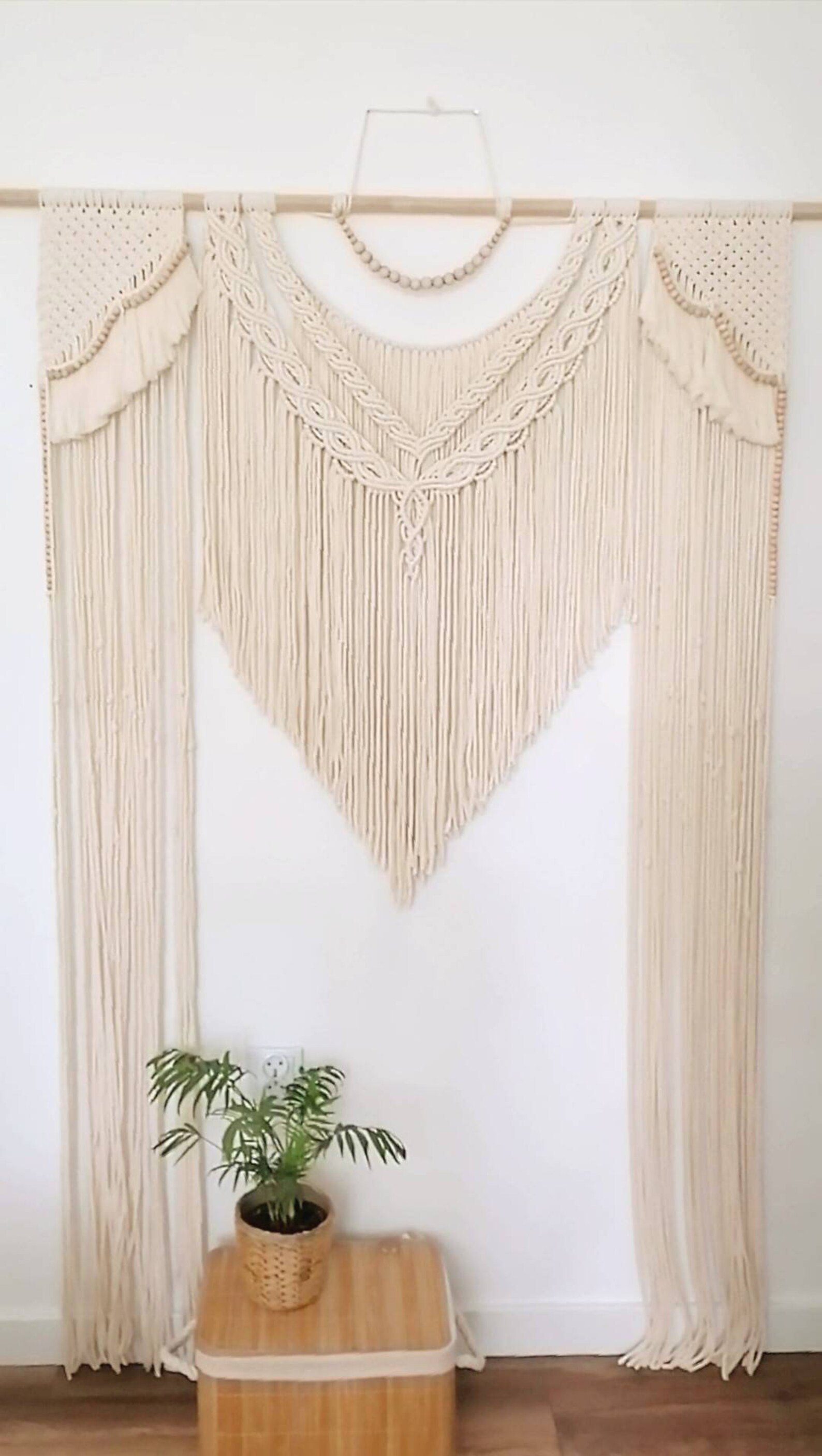 Boho Wedding Backdrop, Macrame for Wedding, Boho Decor, Macrame Curtain ...