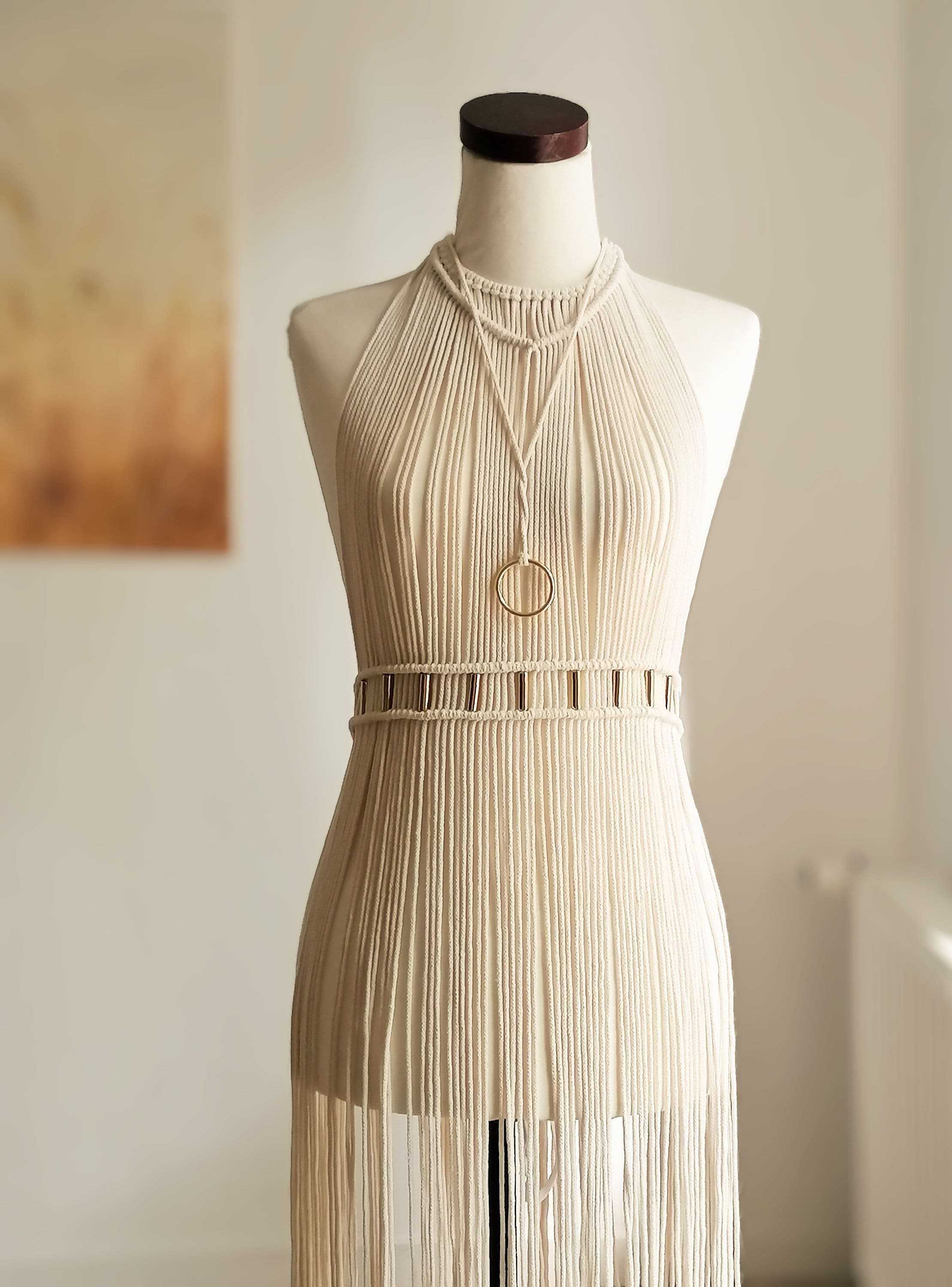 Macrame Dress, Swim Cover Up, Birthday Dress, Festival Outfit, Macrame ...