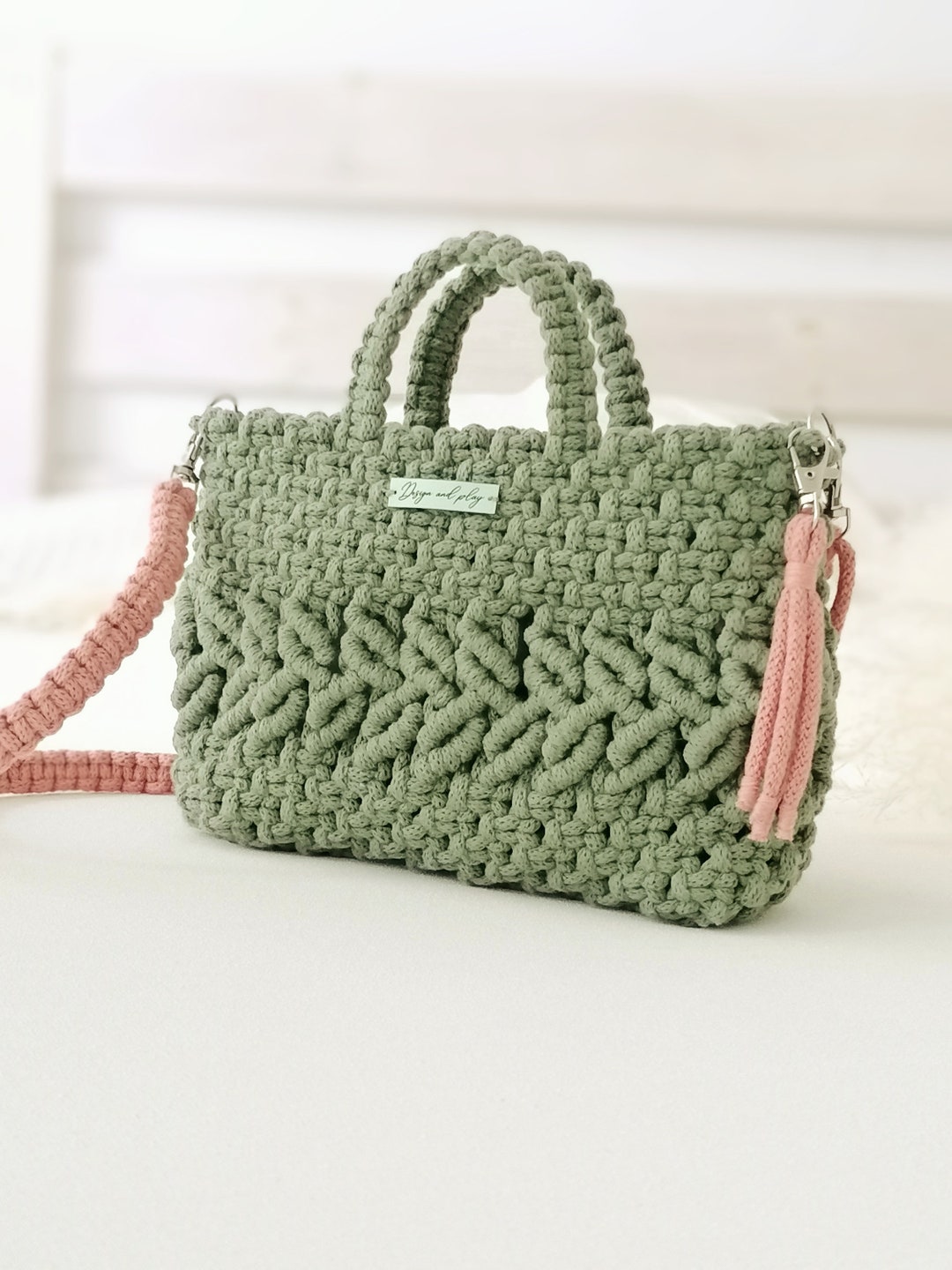 Macrame Bag, Macrame Handbag, Macrame Shoulder Bag, Summer Bag ...