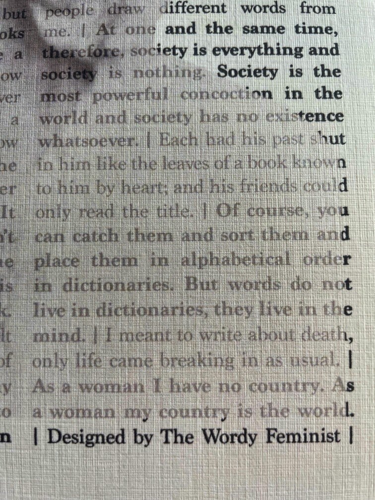 LAST CHANCE Virginia Woolf Flower Crown Quote Print - Etsy