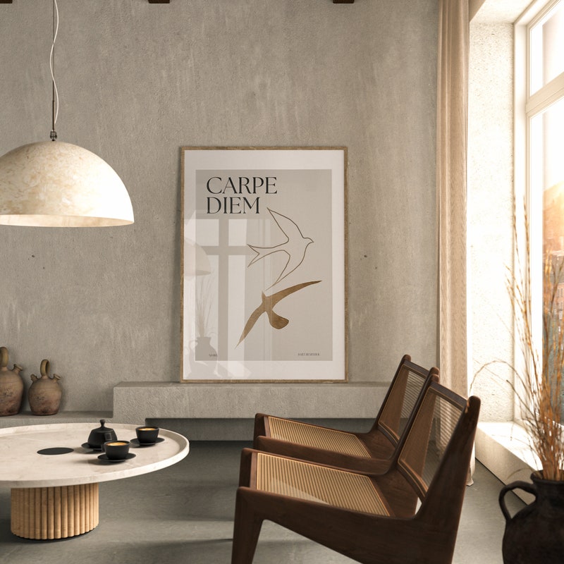 Carpe Diem Poster - Etsy