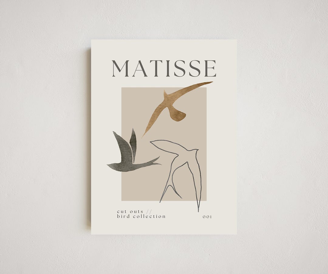 Matisse Cut Out Print | Abstract Poster | DIGITAL DOWNLOAD | Henri ...