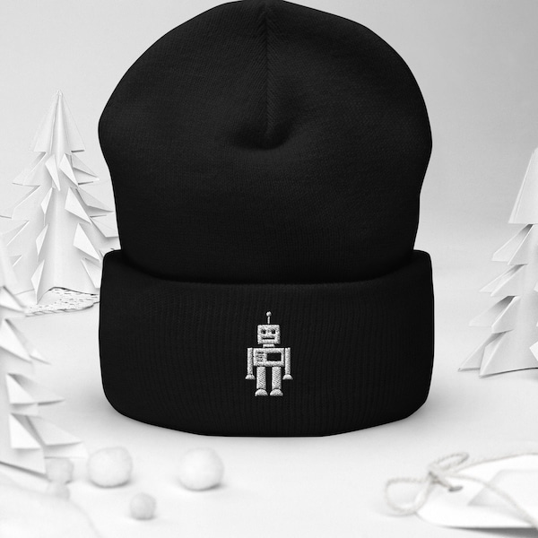 Robot Beanie - Etsy